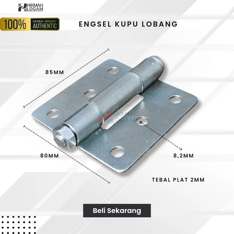 Jual Engsel Kupu Kupu Lobang 3 Universal - Engsel Pintu Kayu Dll ...
