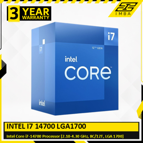 Jual Intel Core i7-14700 Processor [2.10-4.30 GHz, 8C/12T, LGA 1700] | Shopee Indonesia