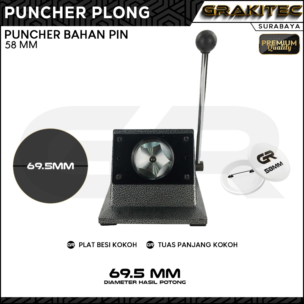 Jual Mesin Puncher Pin Plong Cutter Pin Bahan Pin Alat Pemotong Pin SBY ...
