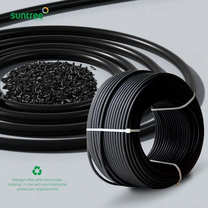 Jual SUNTREE CABLE 1000V PV1-F 2*4 MM Insulation DC Solar System Cables ...