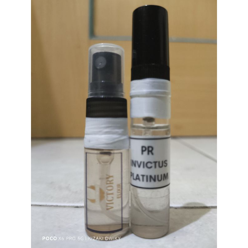 Jual Preloved decant invictus Platinum & Victory Elixir 5 ml | Shopee Indonesia