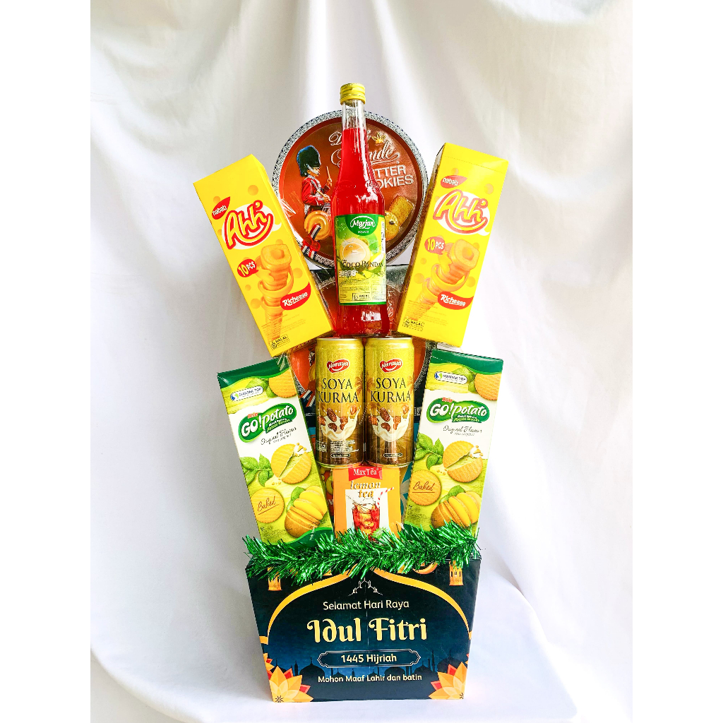 Jual Parcel Hari Raya10/Hampers/Custom Parcel/Snack Parcel/2 Ahh Nabati ...
