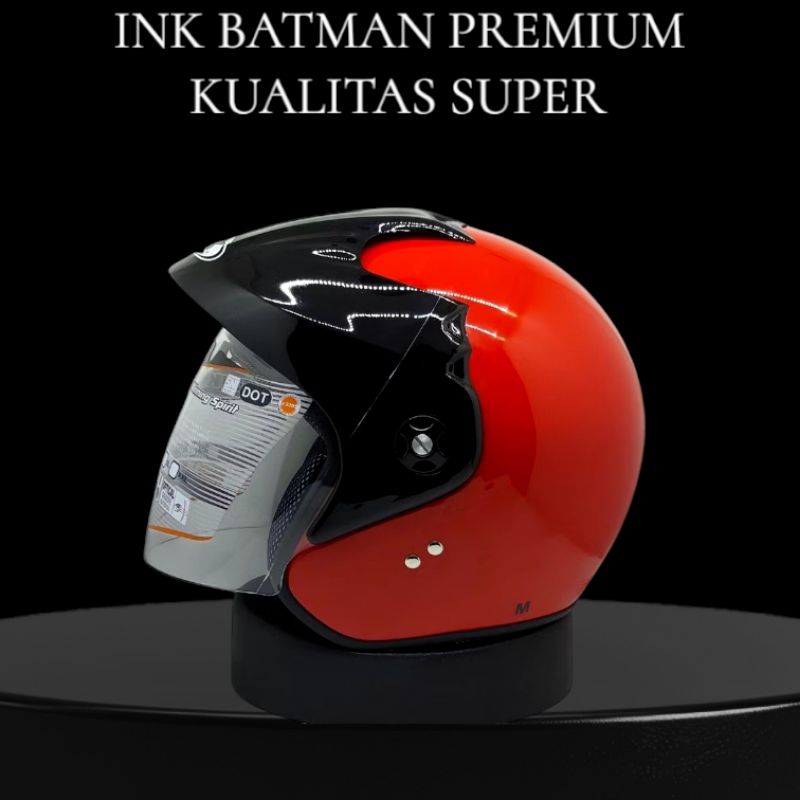 Jual Helm Halfface Dewasa INK CX 390 Klasik Batman Mirip INK Original ...