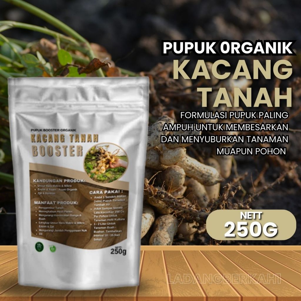 Jual Pupuk Kacang Tanah Pelebat Penguat Akar Pupuk Booster Pemacu ...