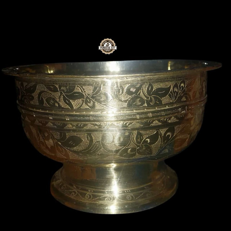 Jual Bokor kuningan ukir CANTIK lawas size BESAR ( B838 ) | Shopee ...