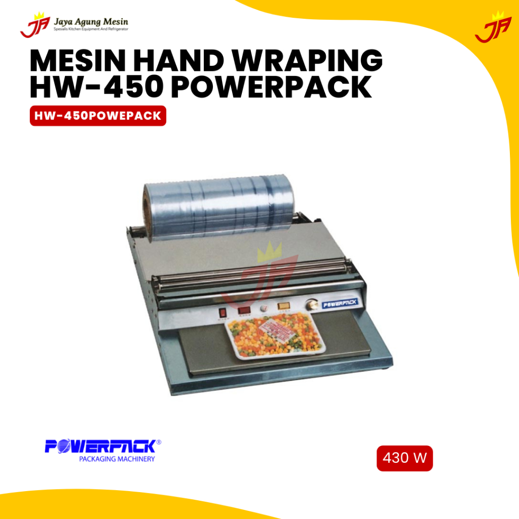 Jual POWERPACK Mesin pembungkus Makanan/ Mesin Wraping / Mesin plastik ...
