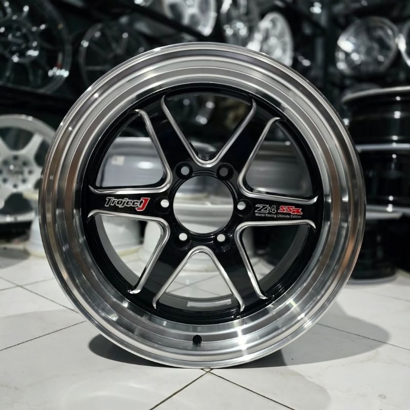 Jual velg racing mobil ring 18 SAMLONG Z4 PCD 6X139,7 velg mobil r18 untuk mobil Pajero Fortuner ...