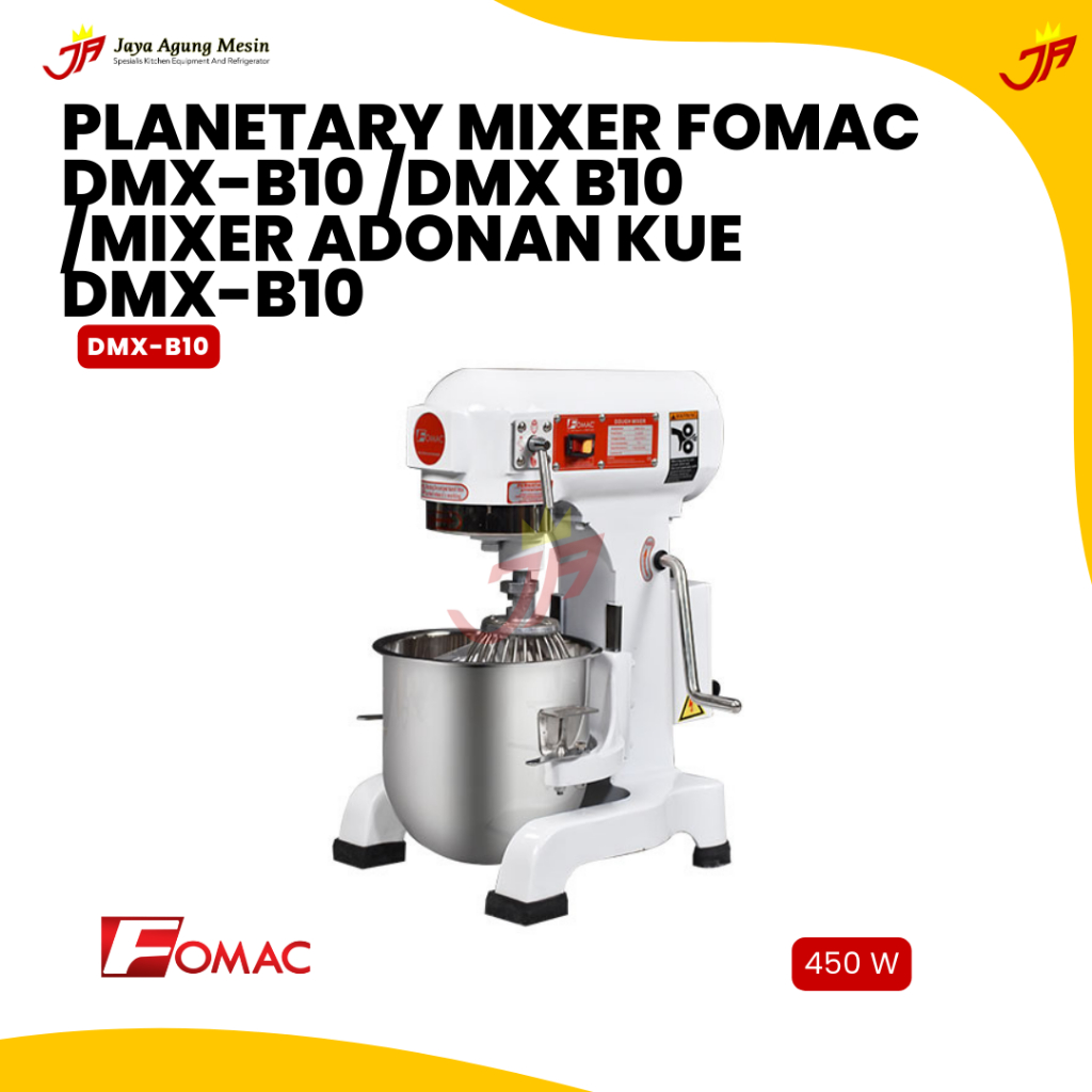 Jual FOMAC Planetary Mixer DMX-B10 / DMX B10 / Mixer Adonan Kue DMX-B10 ...