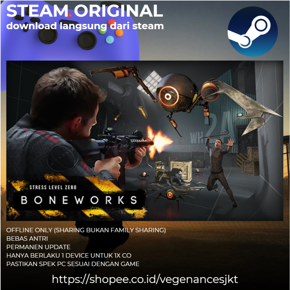 Jual BONEWORKS PC Game Sharing Original + Latest Update | Shopee Indonesia