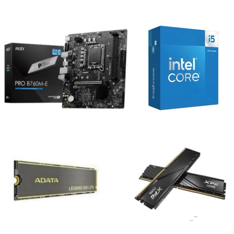 Jual Paket Processor Intel Core i5 14400F / i5 14400 Box Gen 14 LGA 1700 DDR5 B760 | Shopee ...