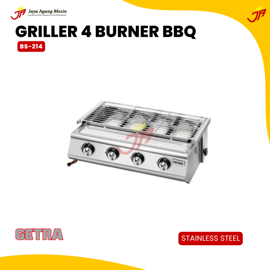 Jual GETRA GRILLER 4 BURNER BBQ | Shopee Indonesia
