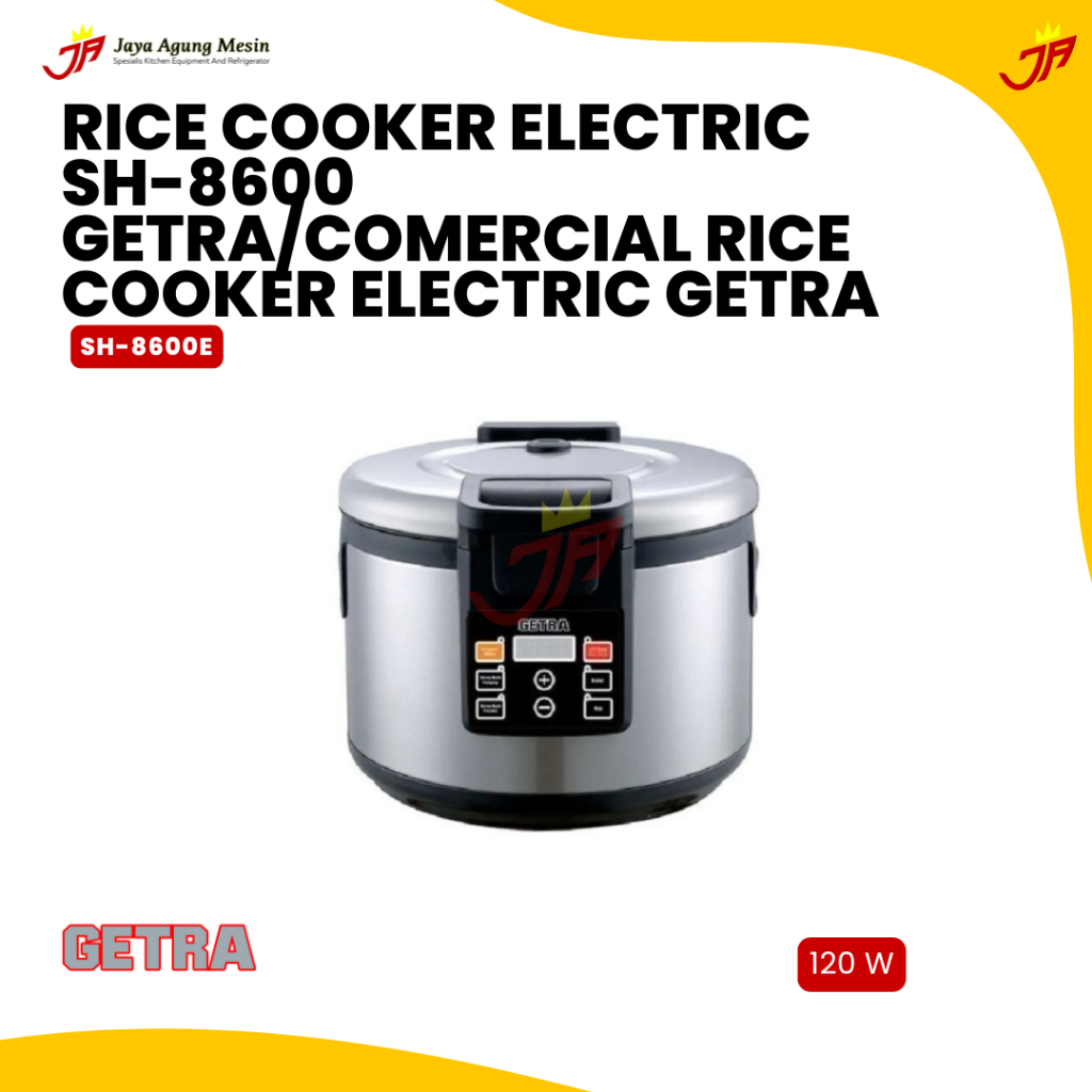 Jual GETRA RICE COOKER ELECTRIC SH-8600 GETRA/Comercial Rice Cooker ...