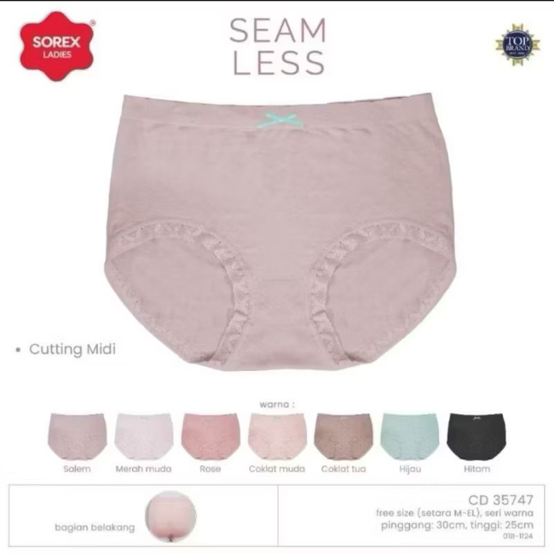 Jual CD Celana Dalam Sorex Super Soft Model Seamless Bahan Rajut Halus ...