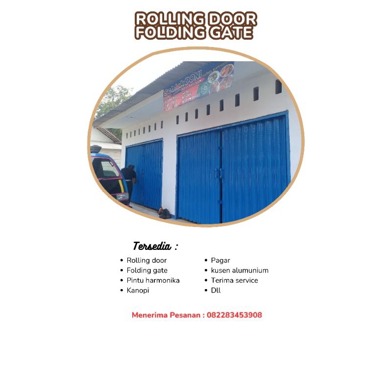 Jual Rolling door warung dan folding gate ruko | Shopee Indonesia