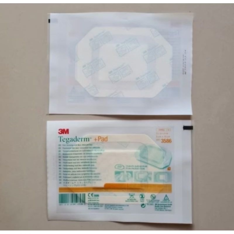 Jual 3586 Tegaderm Pad Tegaderm + Kassa Plester Tahan Air dengan kasa ...