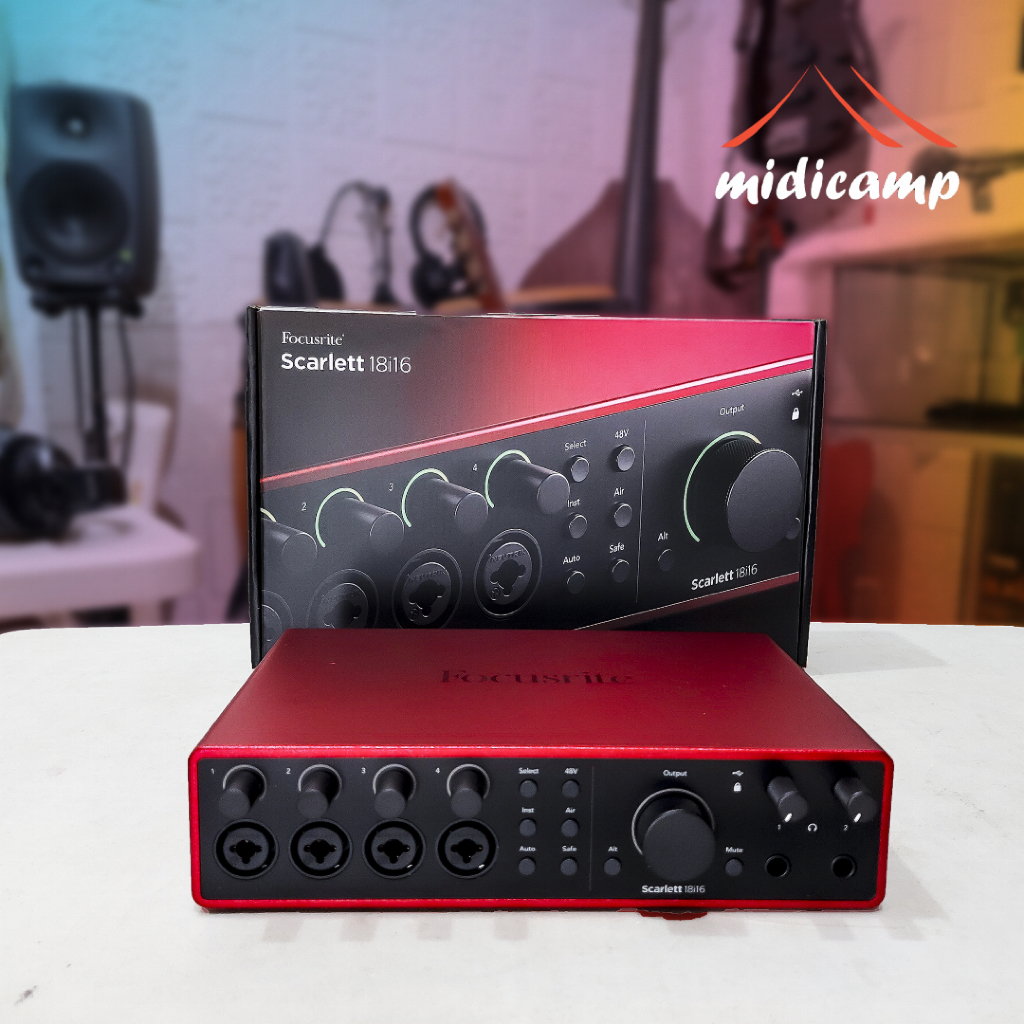 Jual Focusrite Scarlett 18i16 4th Generation Audio Interface 18 in 16 ...