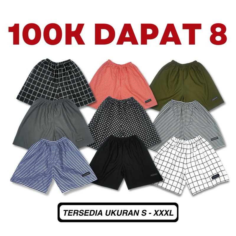 Jual Kolorantok Paket Isi 8 pcs Celana Pendek Motif Pria Wanita Dewasa ...
