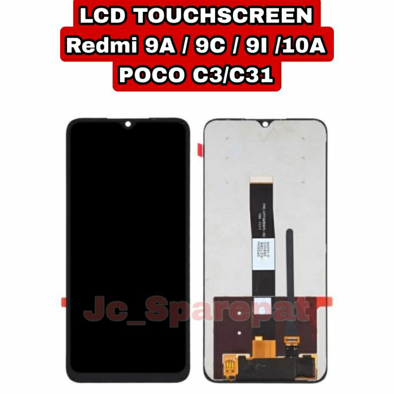 Jual LCD TOUCHSCREEN Redmi 9A / 9C / 9I /10A POCO C3/C31 | Shopee Indonesia