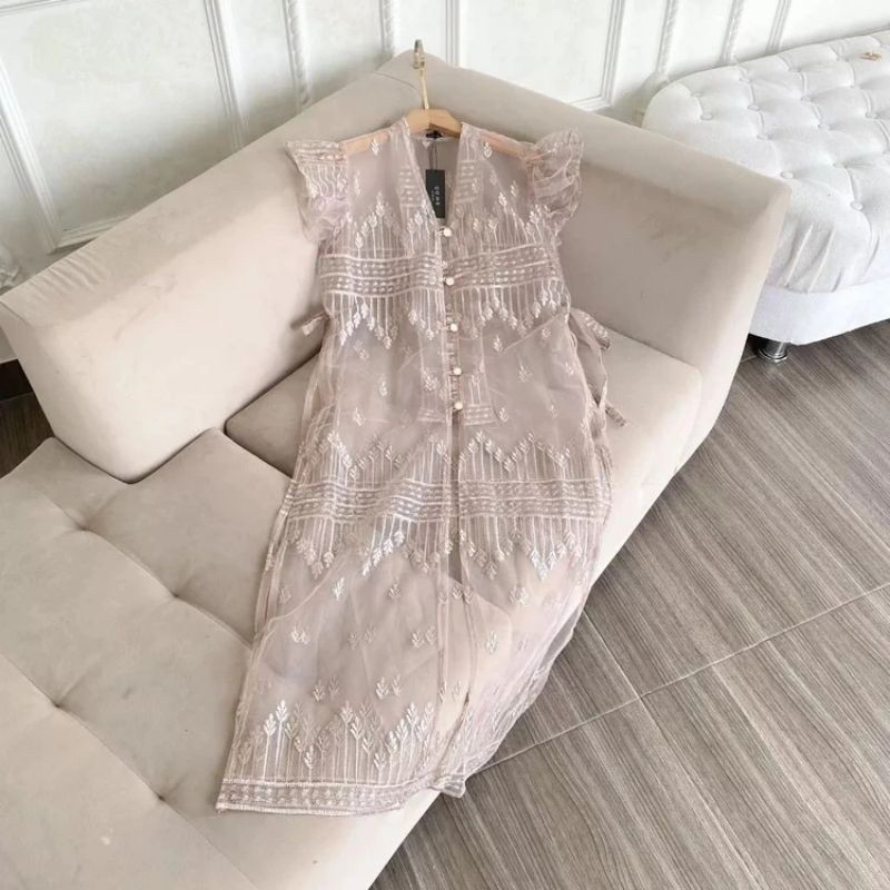 Jual Outer brokat olla / Outer brokat tunik kondangan / lebaran ...