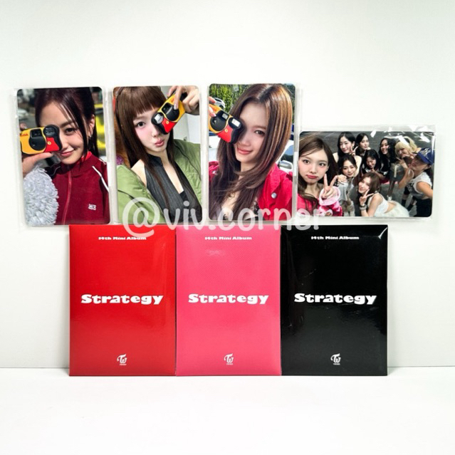 Jual [READY] TWICE STRATEGY POB JYP Standard Ver - Jihyo, Nayeon, Sana, Group - PC & PC set ...