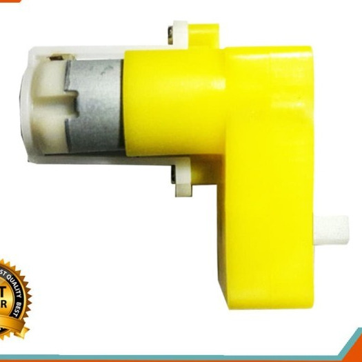 Jual Motor DC Gearbox L Shape Single Shaft gear box robot smart car ...