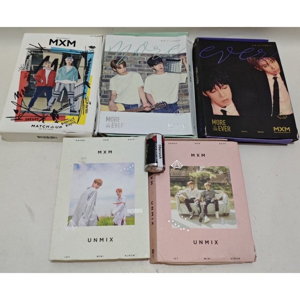 Jual SET Kpop album MxM more than ever mxm Unmix 1st mini album , MxM ...