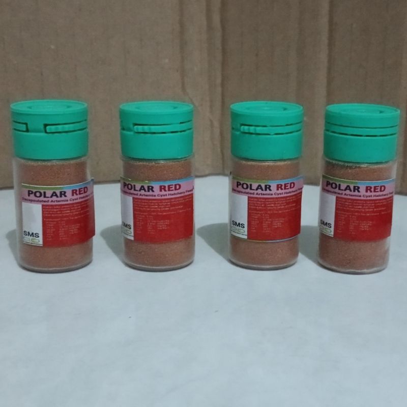 Jual Polar Red Artemiarepack 10 gram ORIGINAL untuk pakan burayak guppy ...