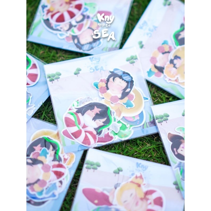 Jual Fanart Kimetsun no Yaiba sticker set KNY TRIP TO THE SEA | Shopee ...