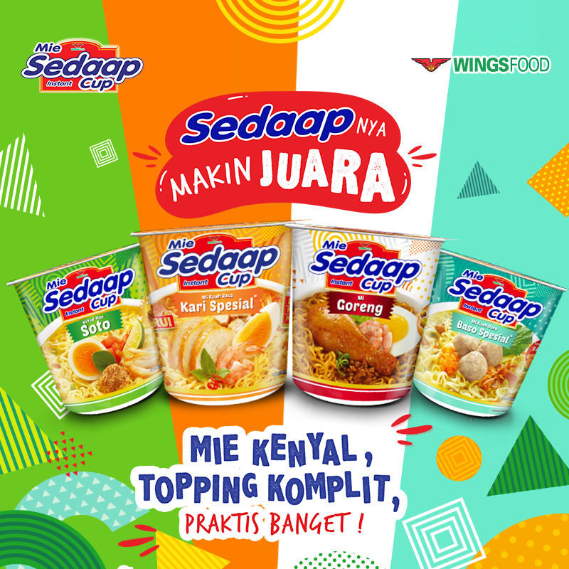 Jual mie sedap cup 1 dus boleh request rasa (bakso, soto, korean spicy ...