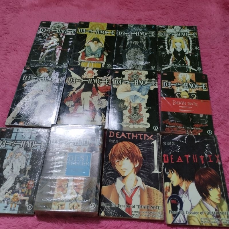 Jual Sepaket komik Death Note 1-12 tamat & Deathtix 1-2 tamat | Shopee Indonesia