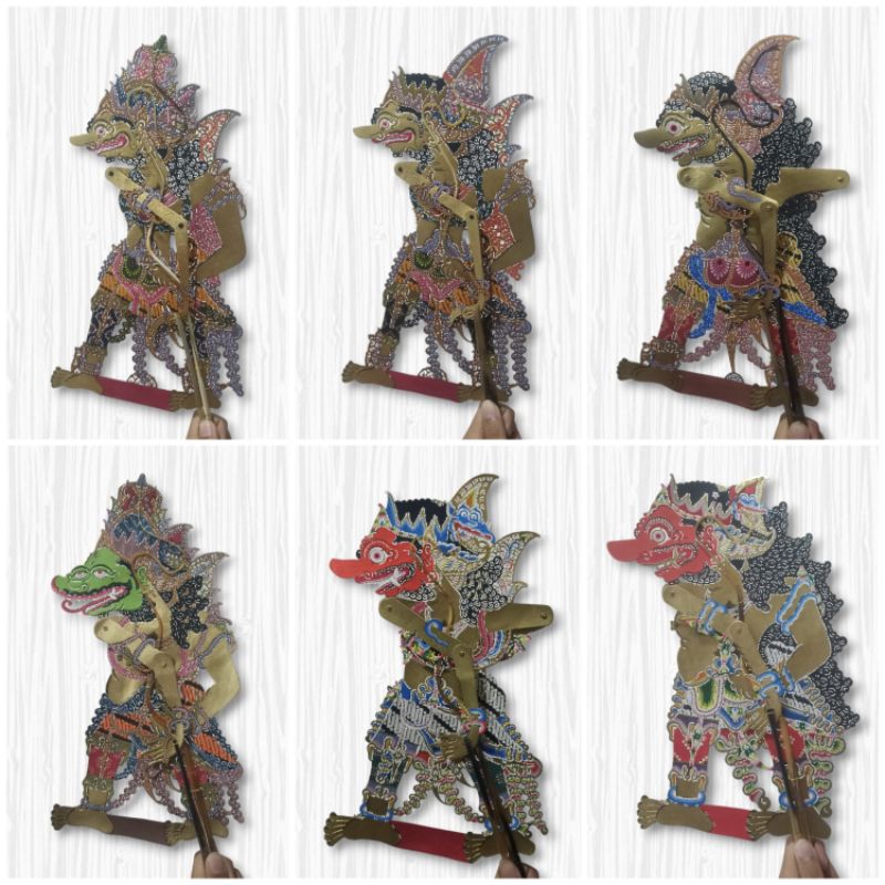 Jual Wayang Kulit (Buto/ Raksasa) Rahwana, Kumbakarno, Brajamusti ...