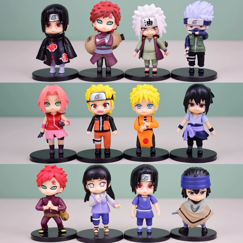 Jual Figure Naruto MINI Series 2 - Naruto sasuke Sakura Kakashi Gaara ...