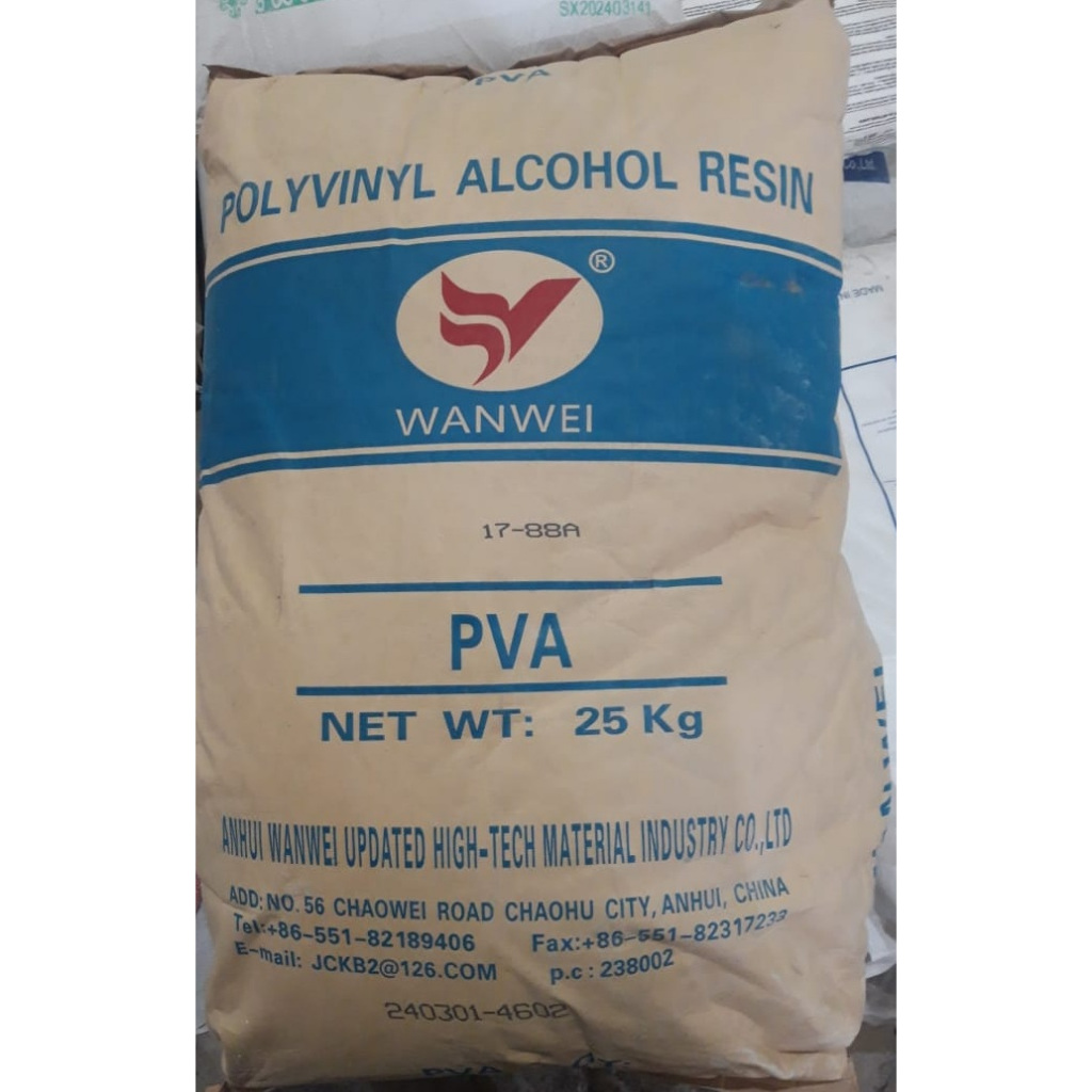 Jual Wanwei Polyvinyl Alcohol Resin PVA 25 Kg / PVA POLYVINYL ALKOHOL ...