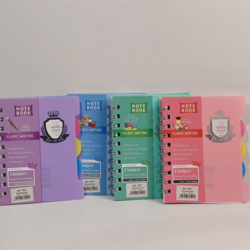 Jual VTEC NOTEBOOK A6 SPIRAL BUKU NOTES KECIL DIARY AGENDA 120 LEMBAR ...
