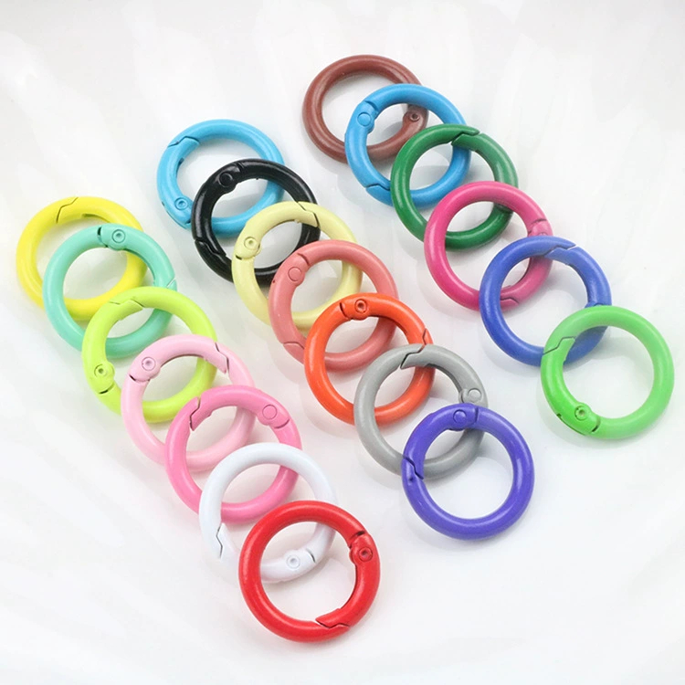 Jual Clasp Ring DIY (A03/A08) Lot Hook 1Pcs Bulat 20mm 24mm Gantungan ...