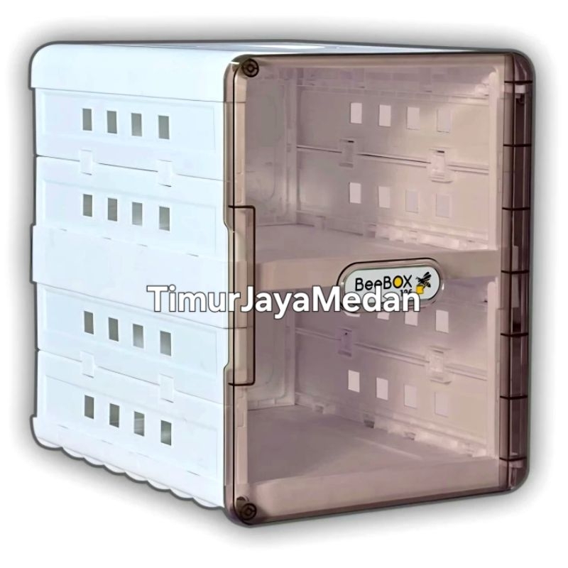 Jual BeeBox Lemari Lipat Serbaguna Tempat Snack Sepatu Tutup Transparan Kokoh Pintu Magnet ...