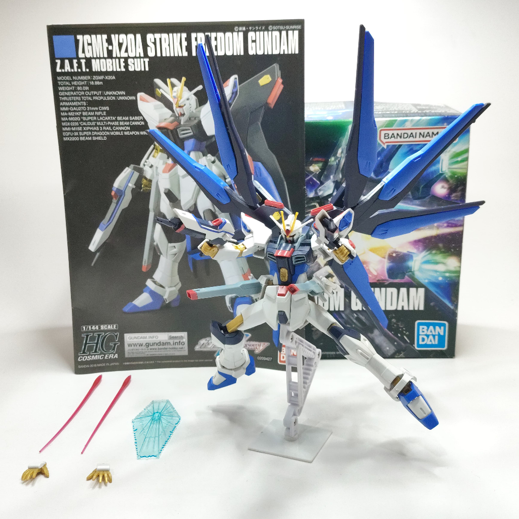 Jual Bandai HGCE Strike Freedom / Gundam HG 1/144 2nd Sudah Rakit H737 ...