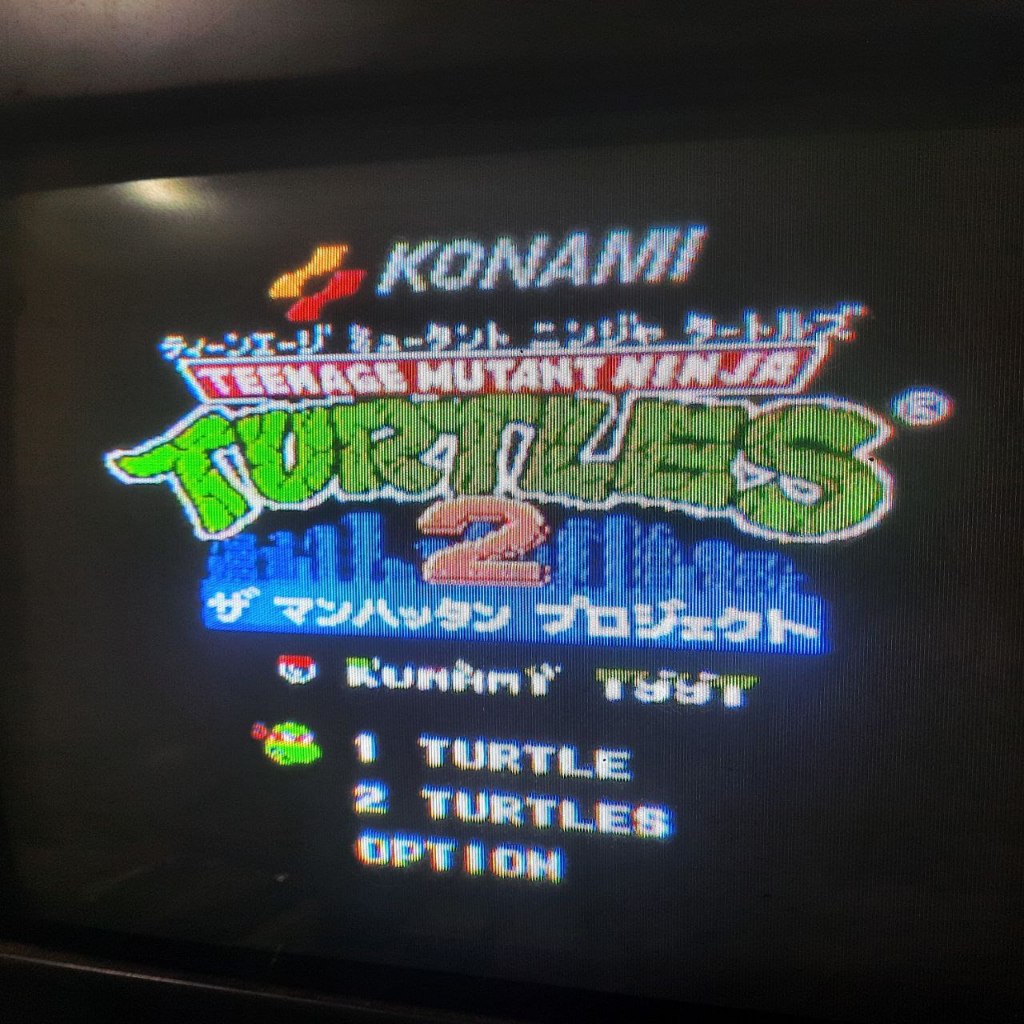 Jual Kaset Nintendo 8 Bit 72 Pin 2 IN 1 TMNT Ninja Turtiles 3 III Utk ...