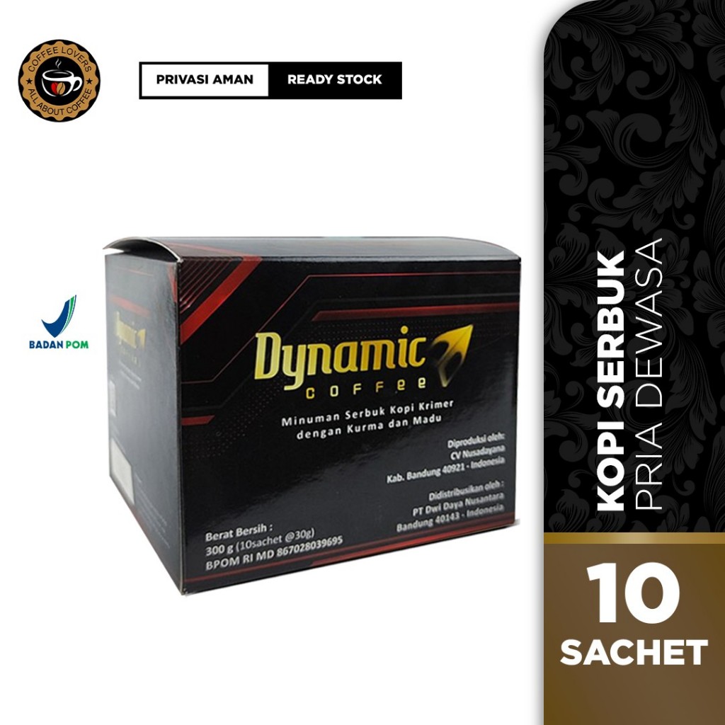 Jual DYNAMIC COFFEE Kopi Kesehatan Original 1 Box Isi 10 Sachet ...