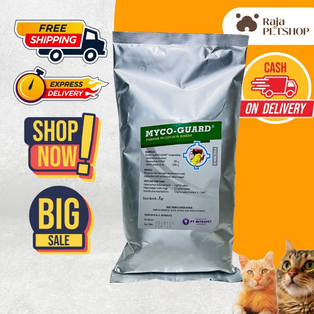 Jual MYCO-GUARD 1 KG MITRAVET - Mycoguard Anti Toxin Binder Freetox ...