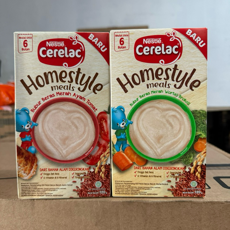 Jual Nestlé Cerelac Homestyle Meals Bubur Merah Ayam Tomat Dan Wortel ...