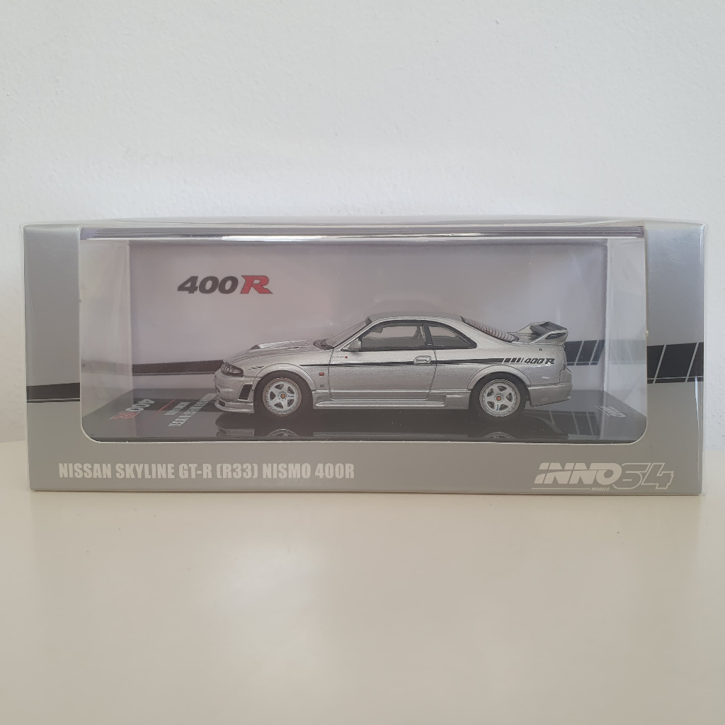 Jual Inno64 Nissan Skyline GT-R R33 NISMO 400R 1/64 (Sonic Silver, GTR ...