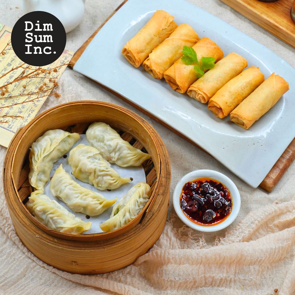 Jual Mix Dimsum - Gyoza / Pangsit Ayam Udang + Lumpia Goreng / Spring ...