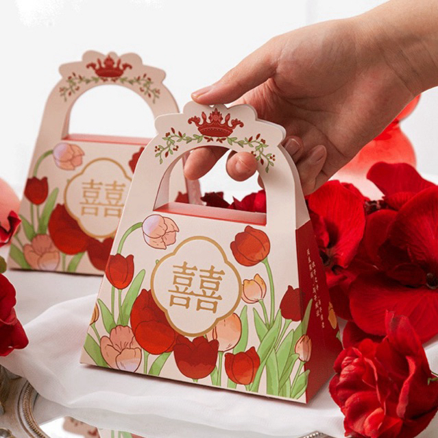 Jual TERBARU Joyful Premium Paper Bag Tulip Sweet Gift Shuangxi / Paper ...