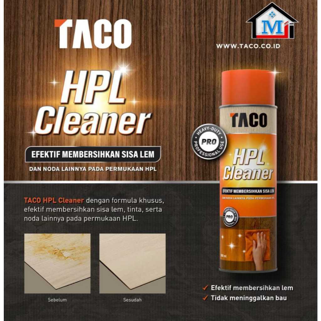 Jual HPL Cleaner taco pembersih noda lem dan tinta isi 500ml/Botol ...