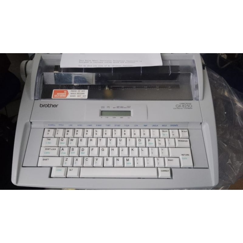Jual Mesin Tik Elektrik BROTHER GX-8250 NEW/ Mesin ketik elektrik baruu ...