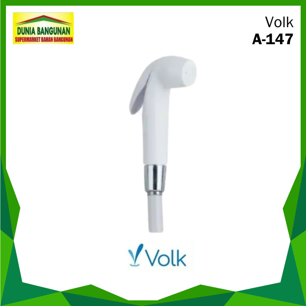 Jual Jet Shower Toilet Volk A-147 1200 mm Shower Hose with Holder ...