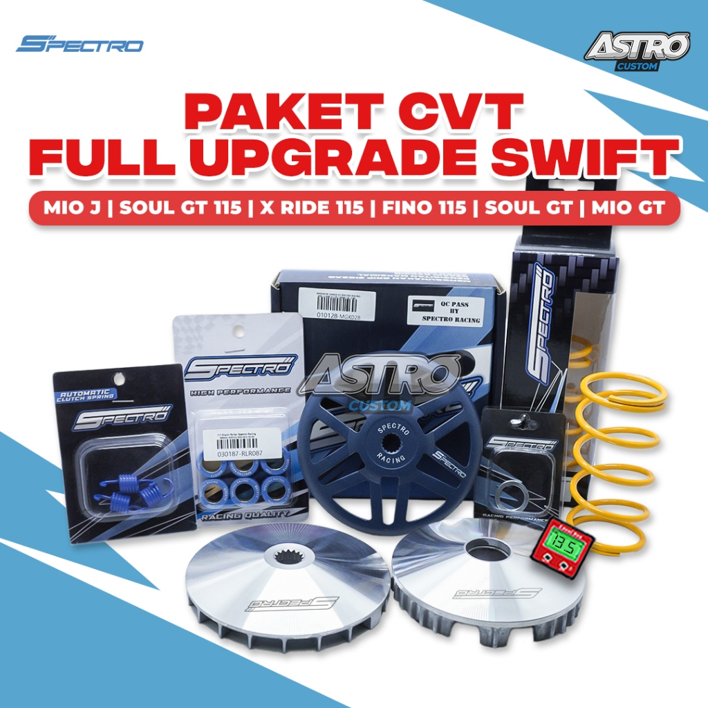 Jual Paket Full Upgrade CVT Mio J X Ride Fino Soul GT 115 Mangkok Ganda ...