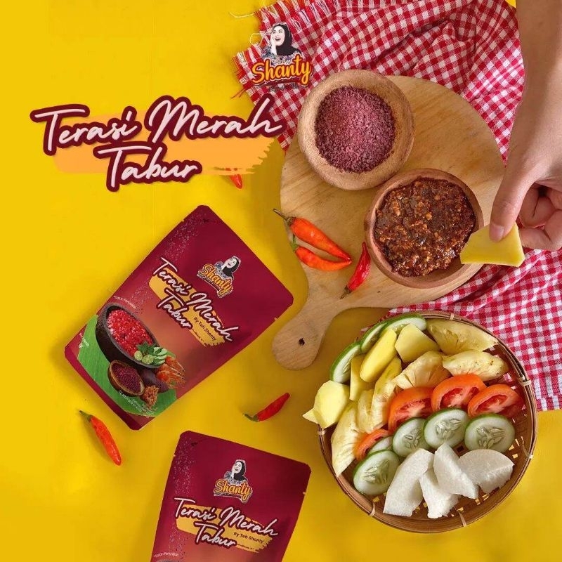 Jual Terasi Merah Teh Shanty/Terasi Kemasan | Shopee Indonesia