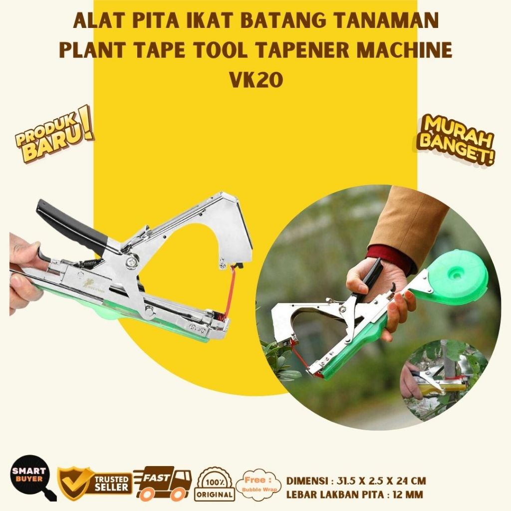 Jual Alat Pita Batang Tanaman Plant Tape Tool Tapener Machine VK20 ...